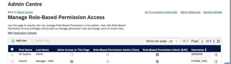 SuccessFactors: Introduction to Role-Based Permissions